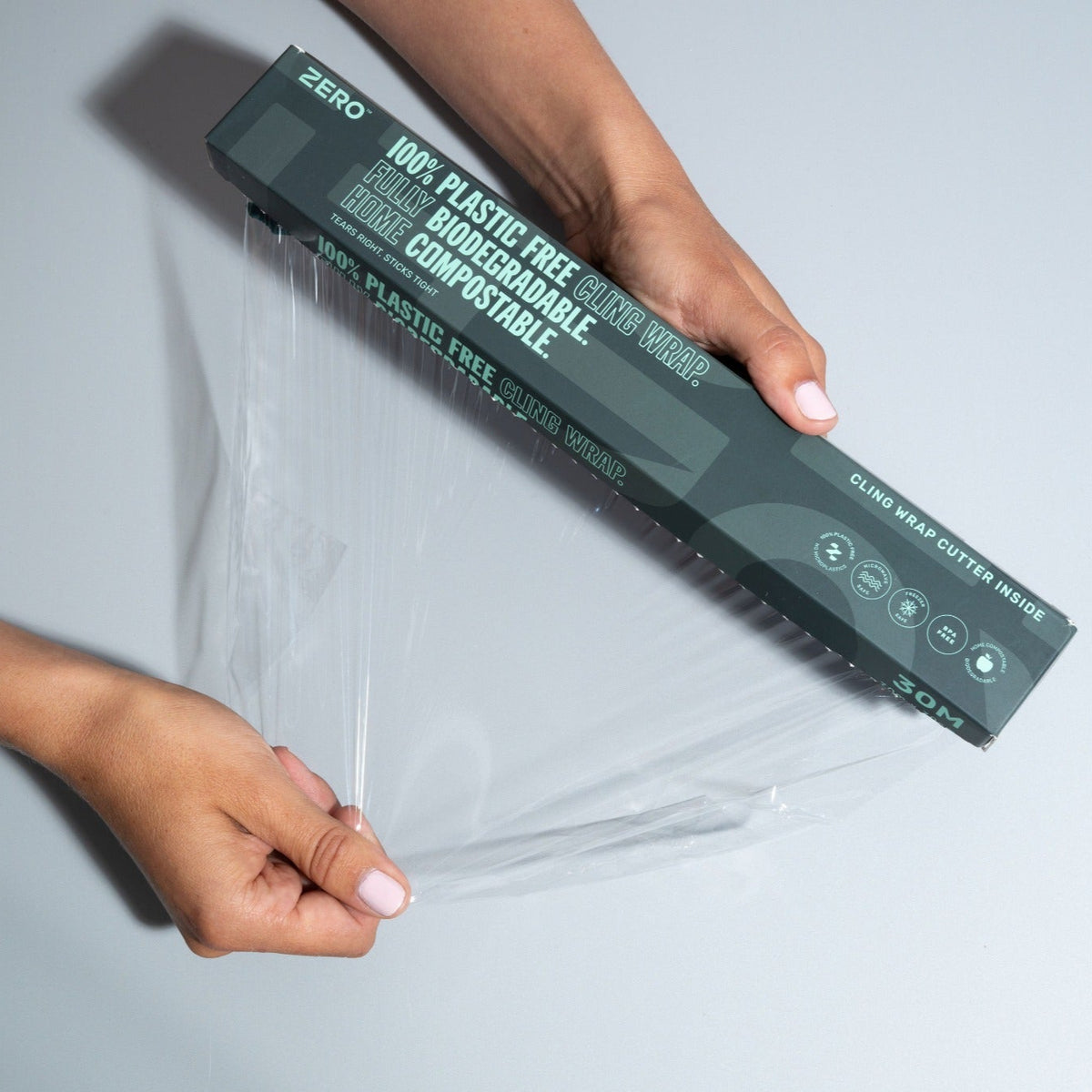 Plastic Free Cling Wrap | 0 Microplastics | Home Compostable | ZERO AU